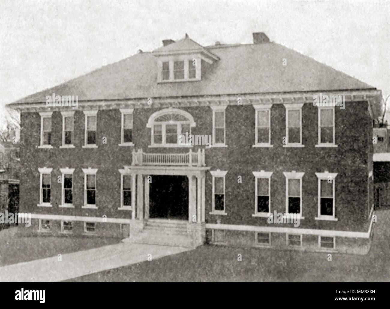 Allen Street School. Hudson. 1909 Stock Photo - Alamy