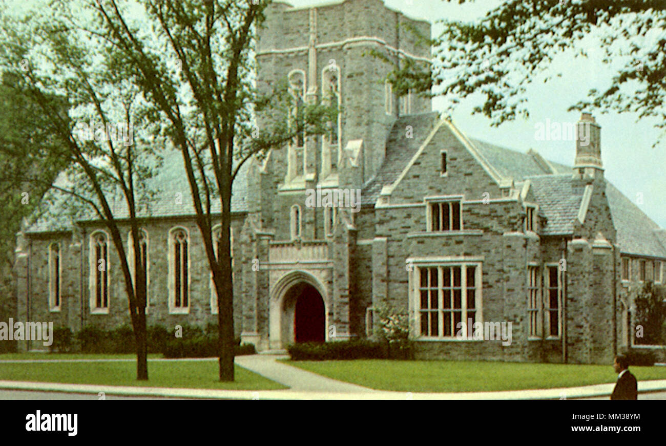 Anabel Taylor Hall at Cornell. Ithaca. 1960 Stock Photo - Alamy