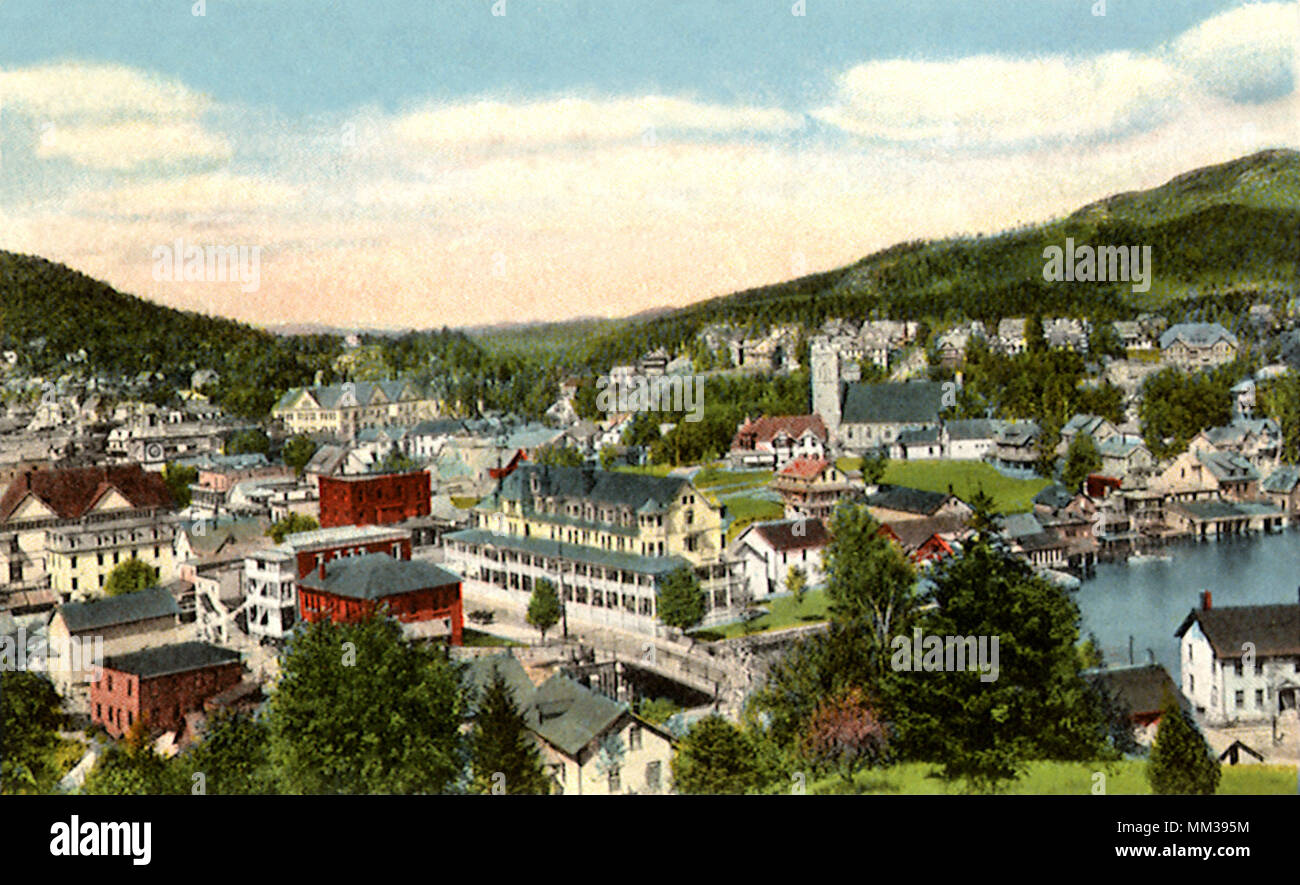 Saranac lake aerial hi-res stock photography and images - Alamy