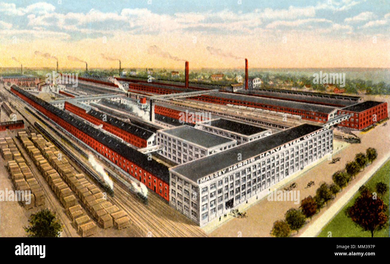 Massey-Harris Harvester Co. Batavia. 1925 Stock Photo - Alamy