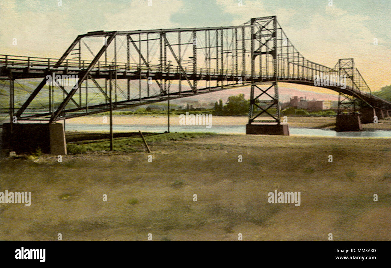 Steel Bridge. Lewiston & Clarkston. 1910 Stock Photo - Alamy