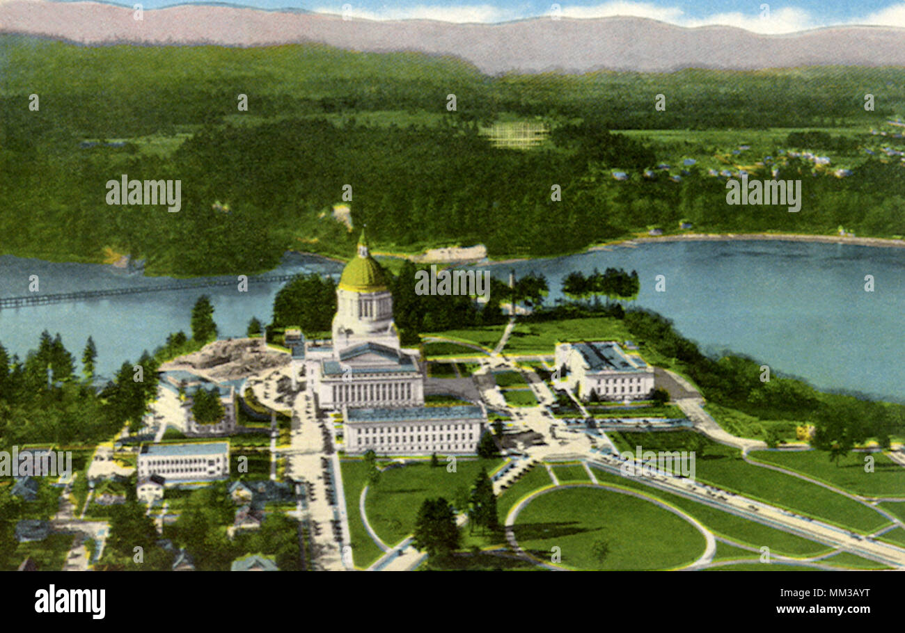 Washington State Capitol. Olympia. 1940 Stock Photo - Alamy