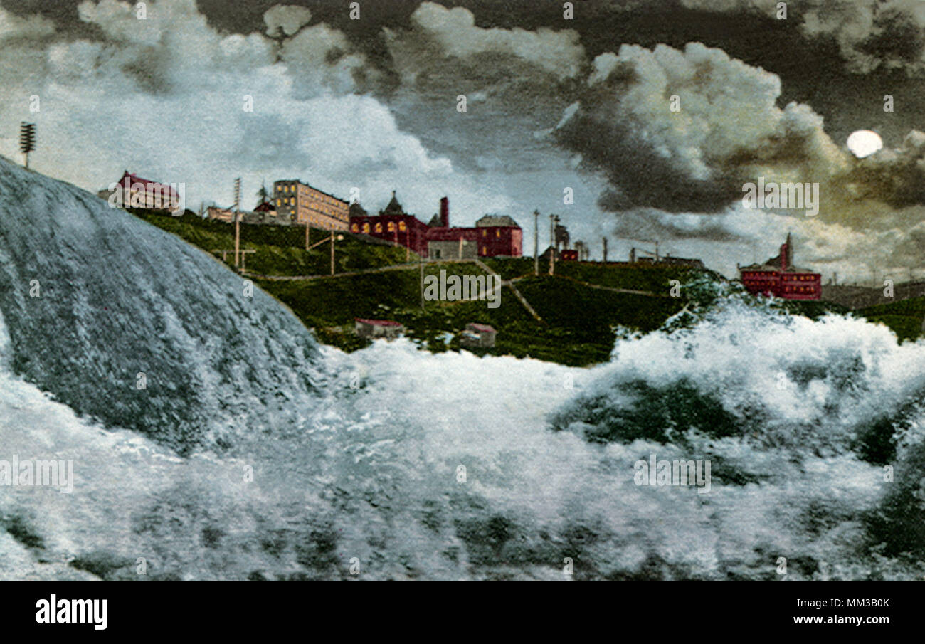 Lower Falls. Spokane. 1912 Stock Photo - Alamy