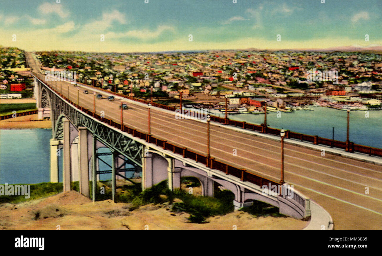 George Washington Bridge. 1945 Stock Photo - Alamy