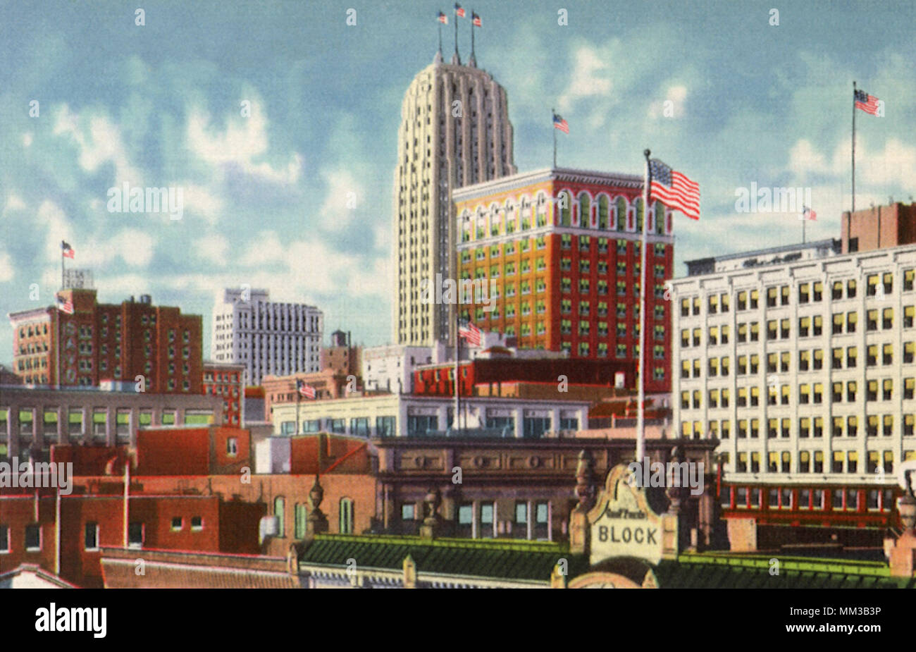 Skyline. Seattle. 1945 Stock Photo - Alamy