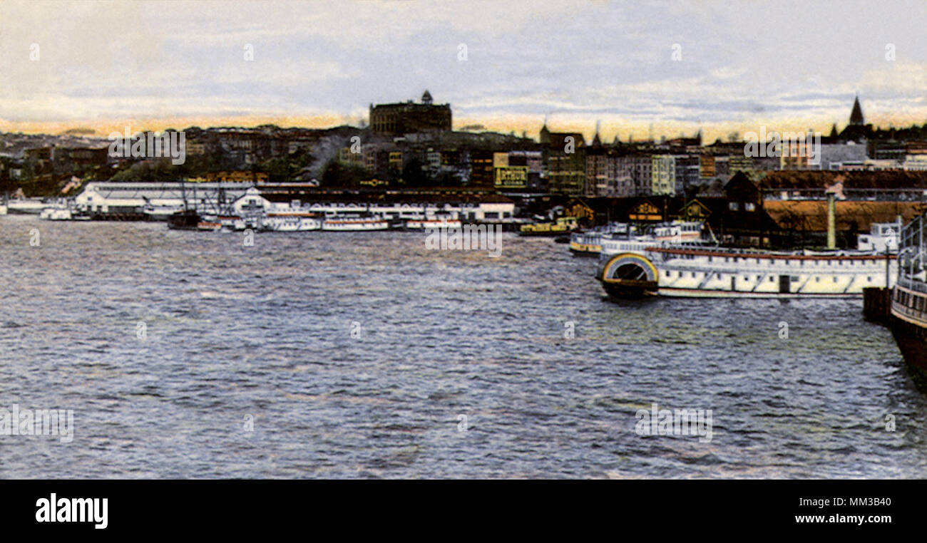 Seattle Waterfront. 1907 Stock Photo - Alamy