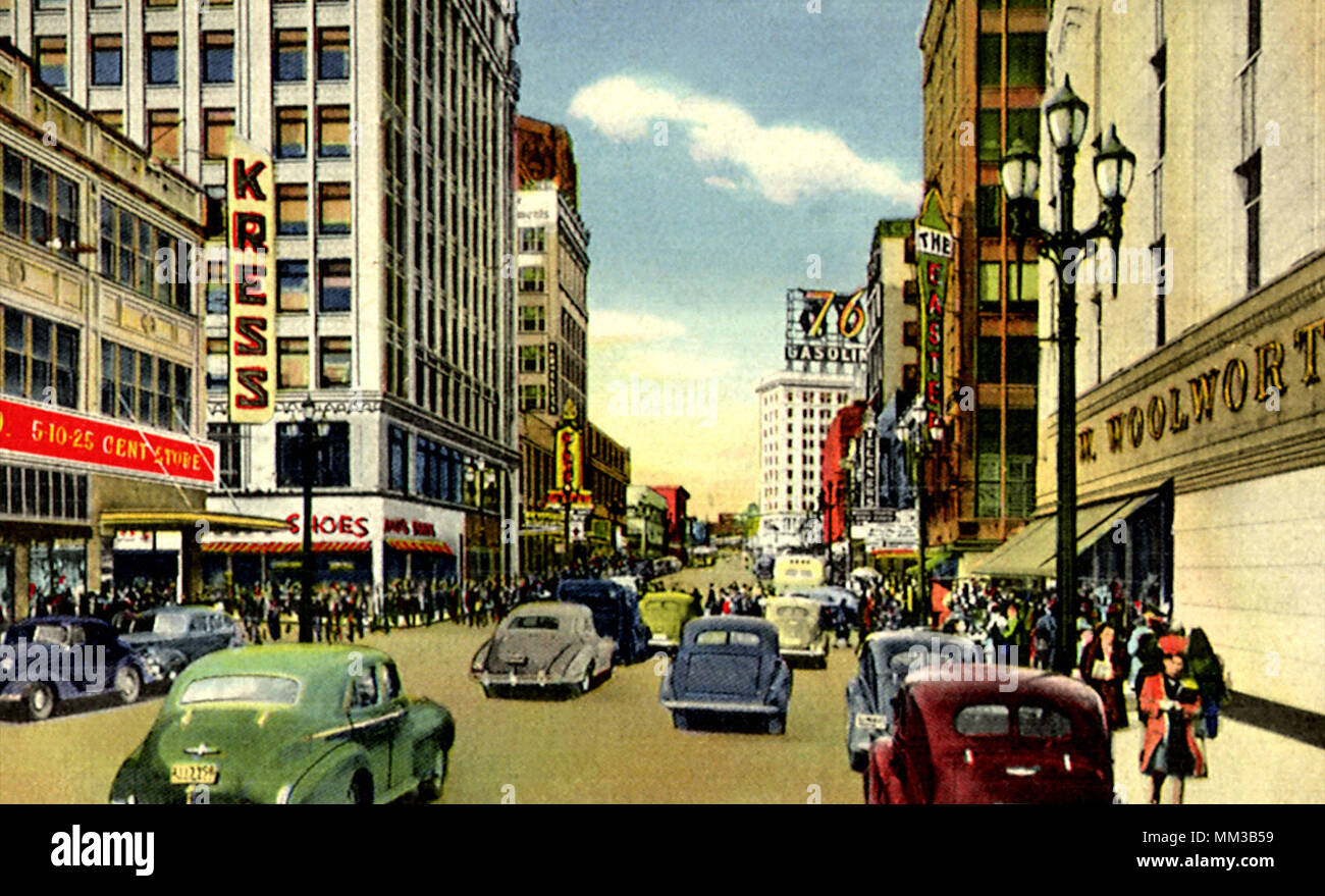 Third Avenue & Pike. Seattle. 1945 Stock Photo - Alamy