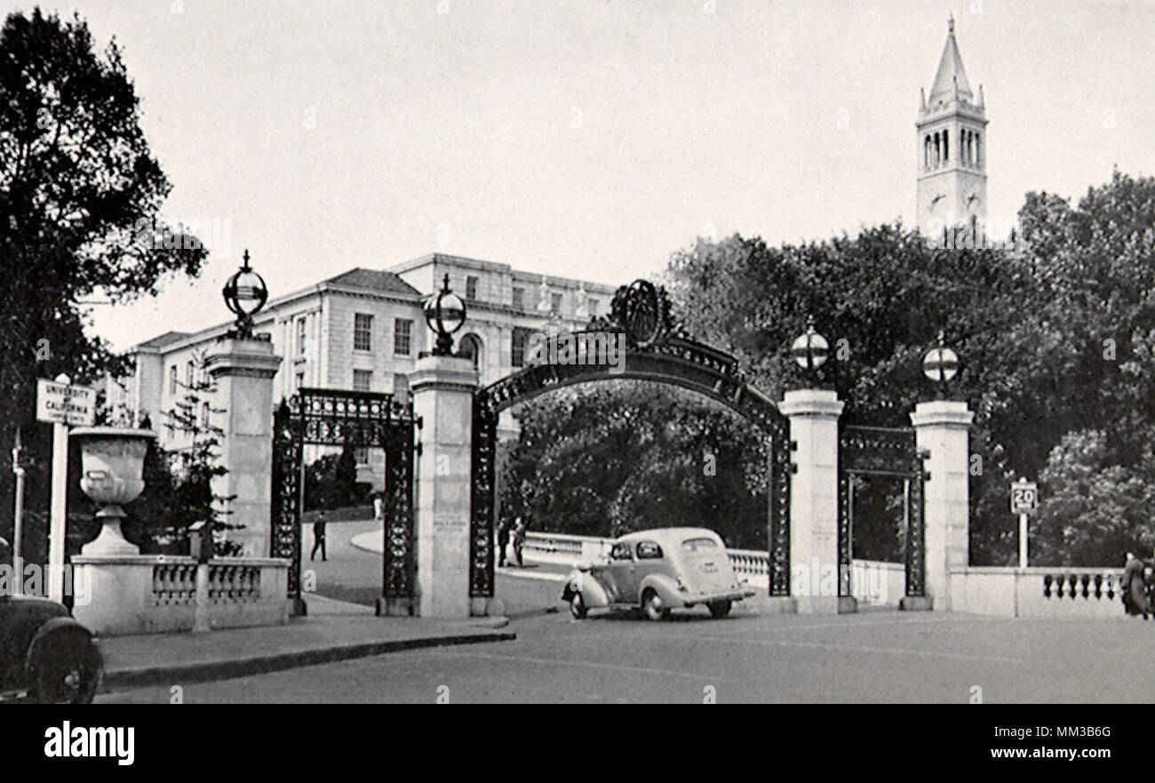 Sather gate berkeley hi-res stock photography and images - Alamy