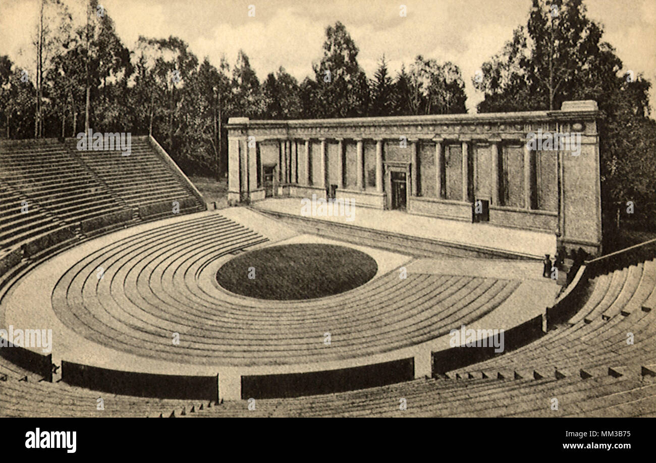 Greek Theatre. U.C. Berkeley. Berkeley. 1915 Stock Photo - Alamy