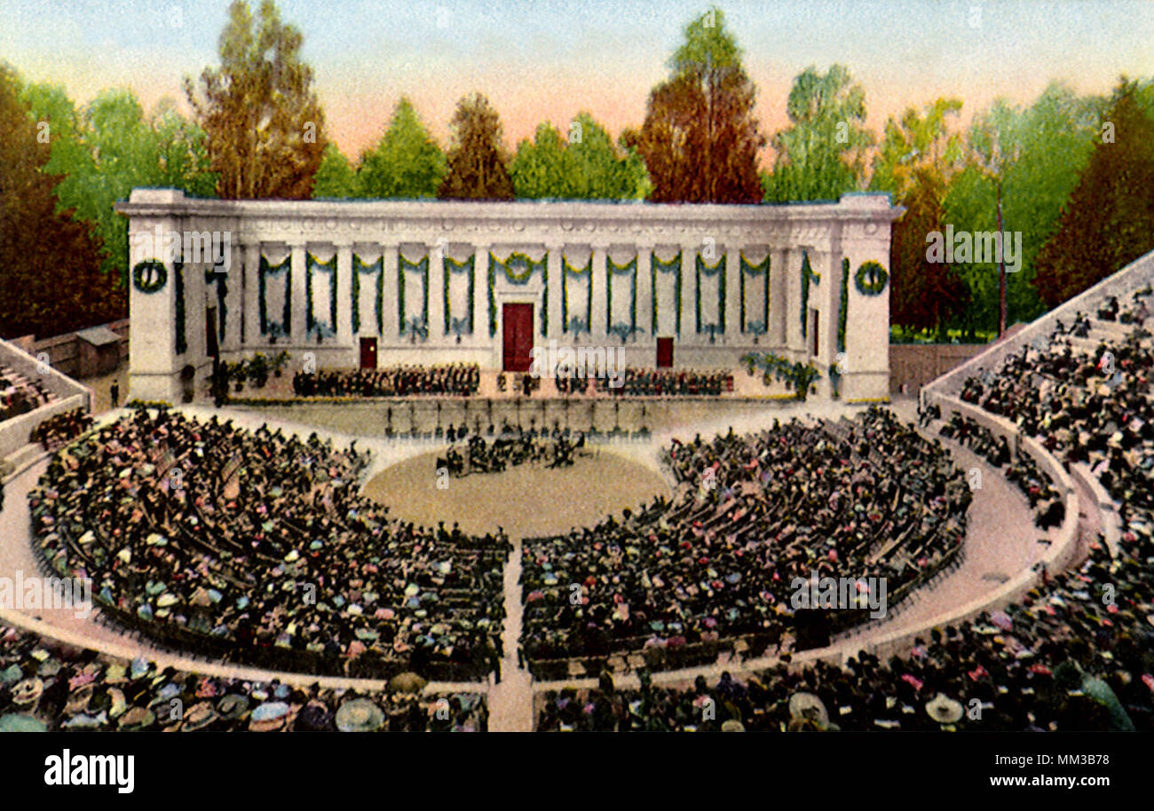 Greek Theatre. U.C. Berkeley. Berkeley. 1910 Stock Photo - Alamy