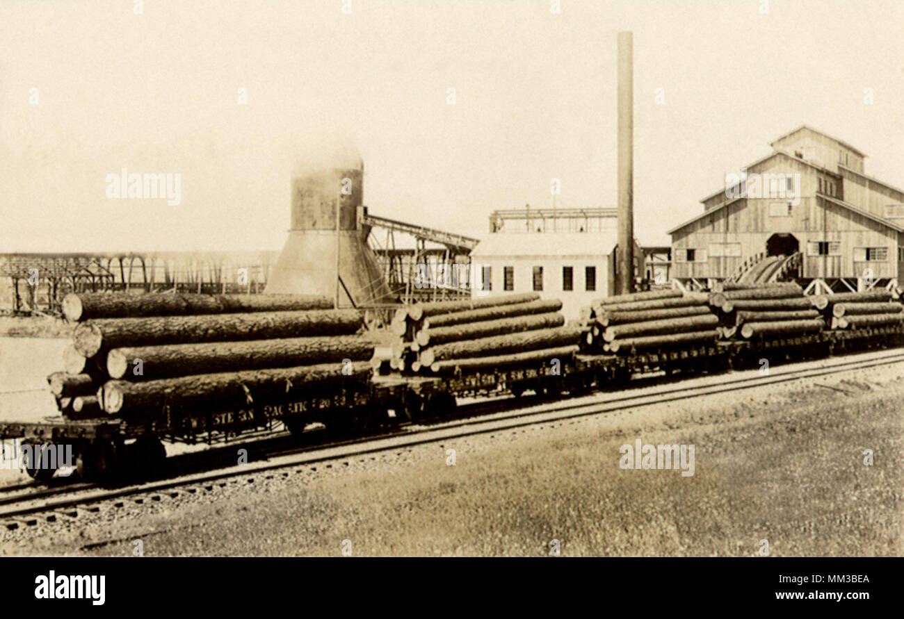 Hutchinson Lumber Plant. Oroville. 1940 Stock Photo - Alamy