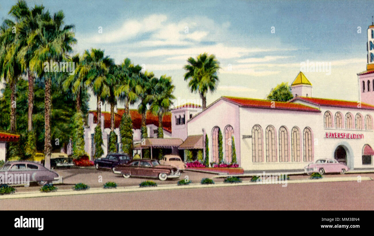 Bakersfield Inn. Bakersfield. 1959 Stock Photo - Alamy