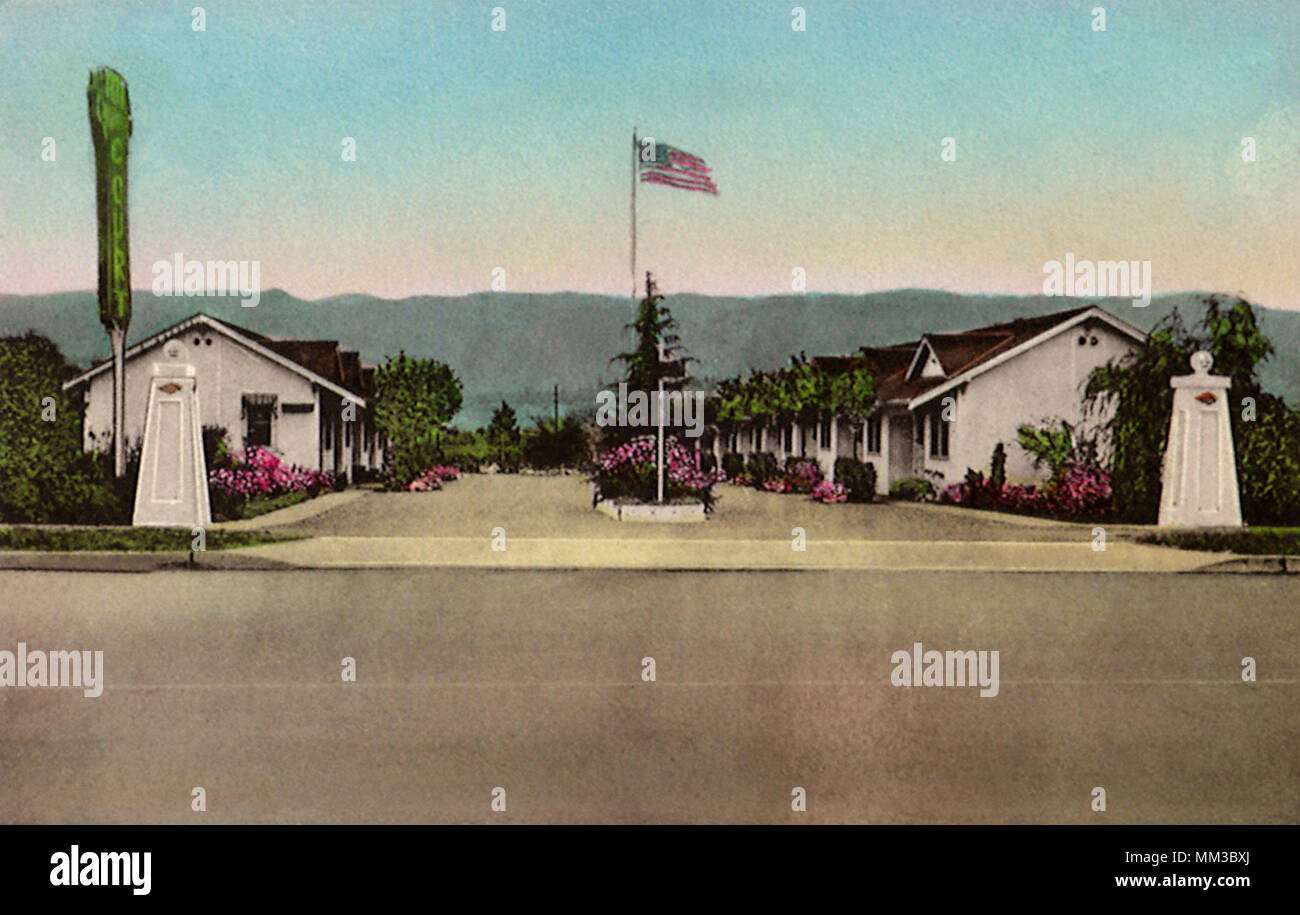 Hi-Way Motel. Ukiah. 1910 Stock Photo - Alamy