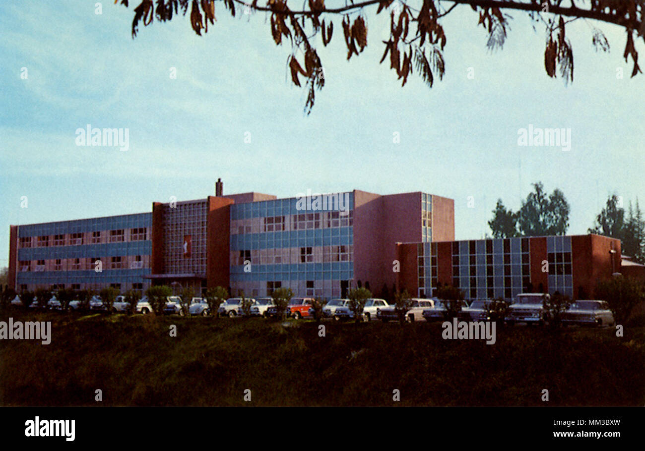 Mercy Hospital. Merced. 1965 Stock Photo - Alamy