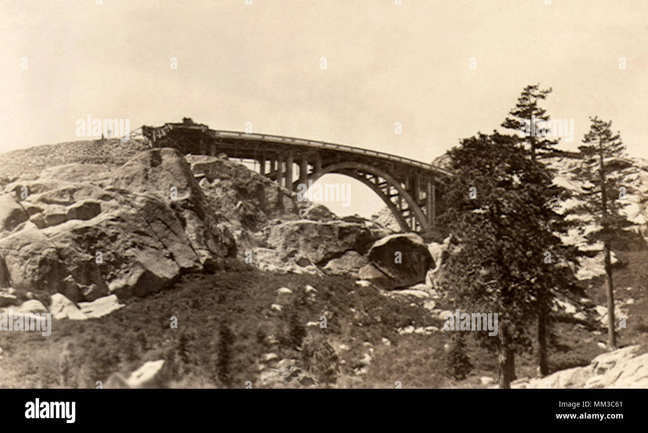 Donner Summit Bridge. Near Truckee. 1935 Stock Photo - Alamy