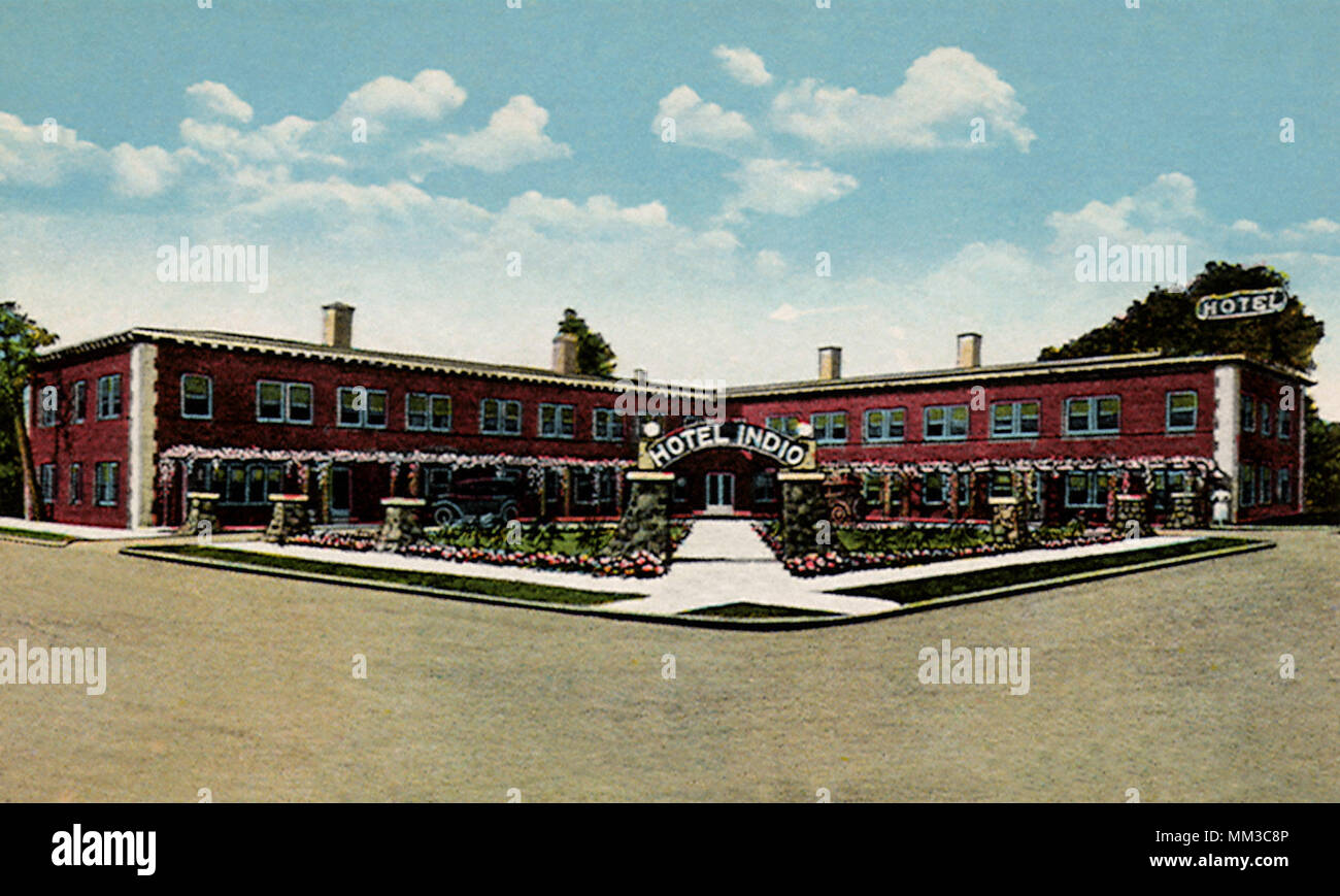 Hotel Indio. Indio. 1920 Stock Photo - Alamy