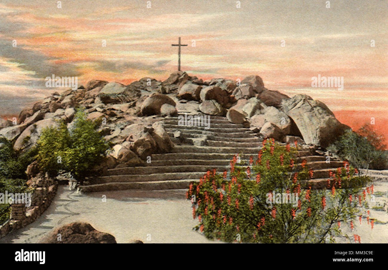 Mount Rubidoux. Riverside. 1910 Stock Photo - Alamy