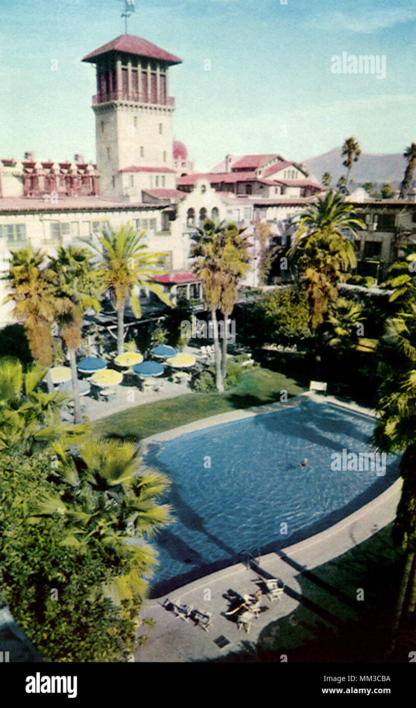 Pool. Glenwood Mission Inn. Riverside. 1965 Stock Photo - Alamy