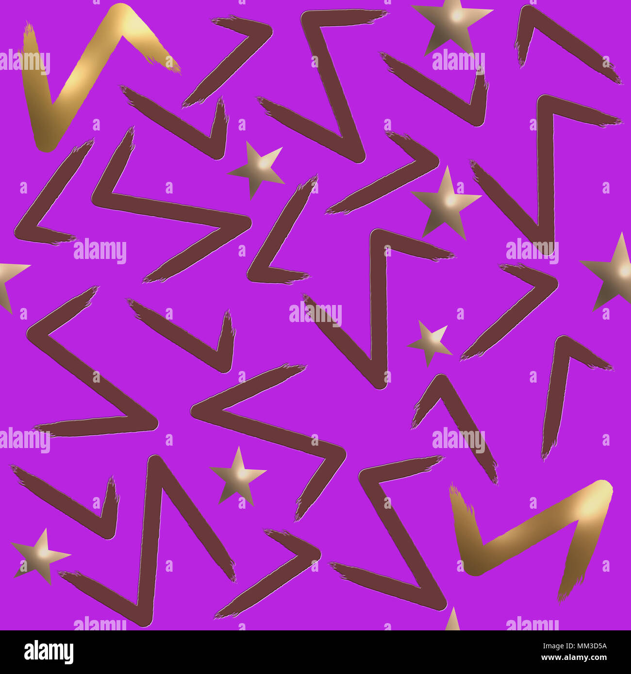 abstract geometric shapes and stars illustration backdrop Stock Photo ...