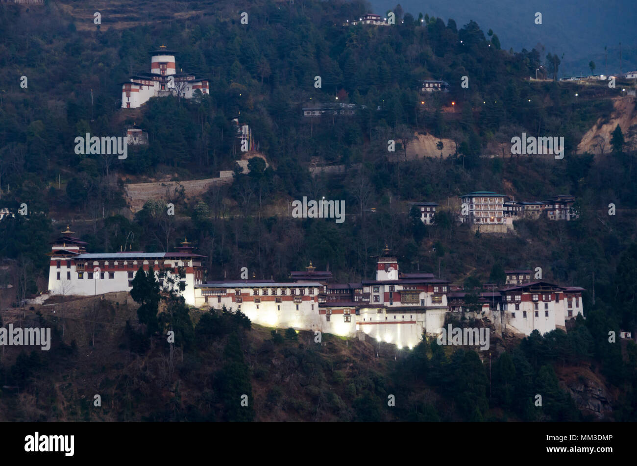 Trongsa temple hi-res stock photography and images - Alamy