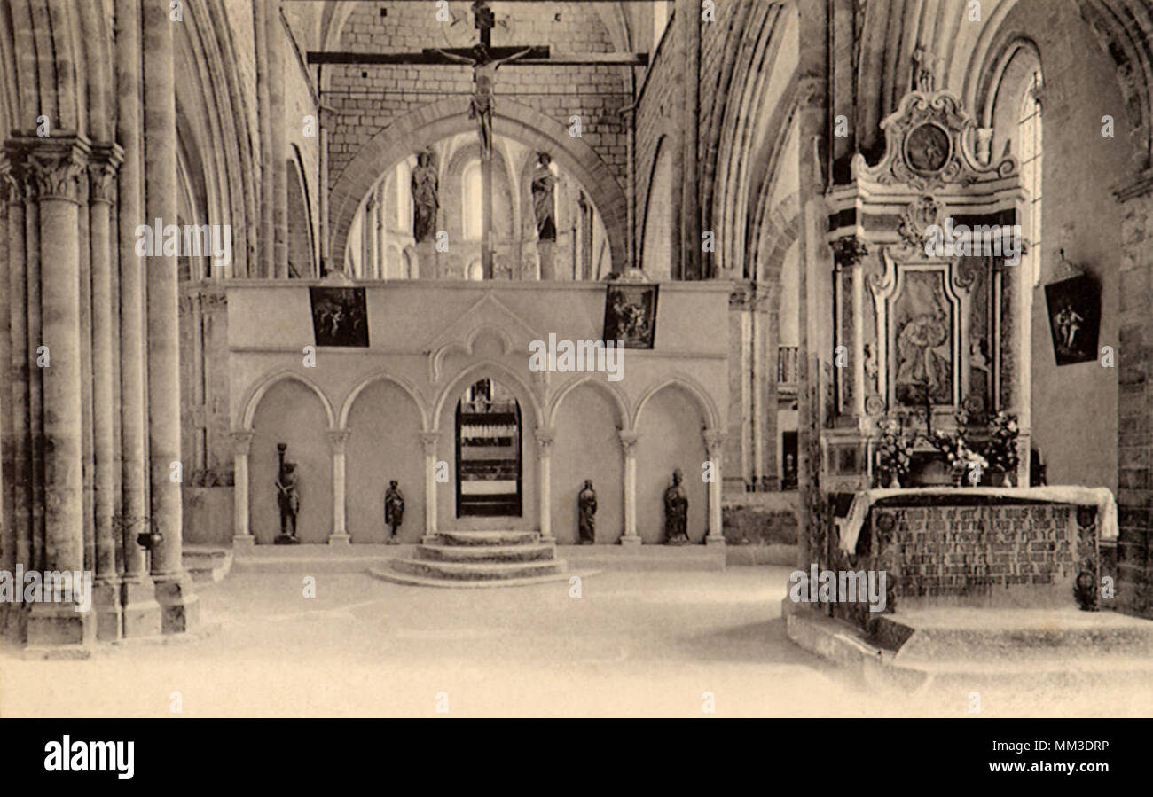Valère Cathedral. Sion. 1930 Stock Photo - Alamy