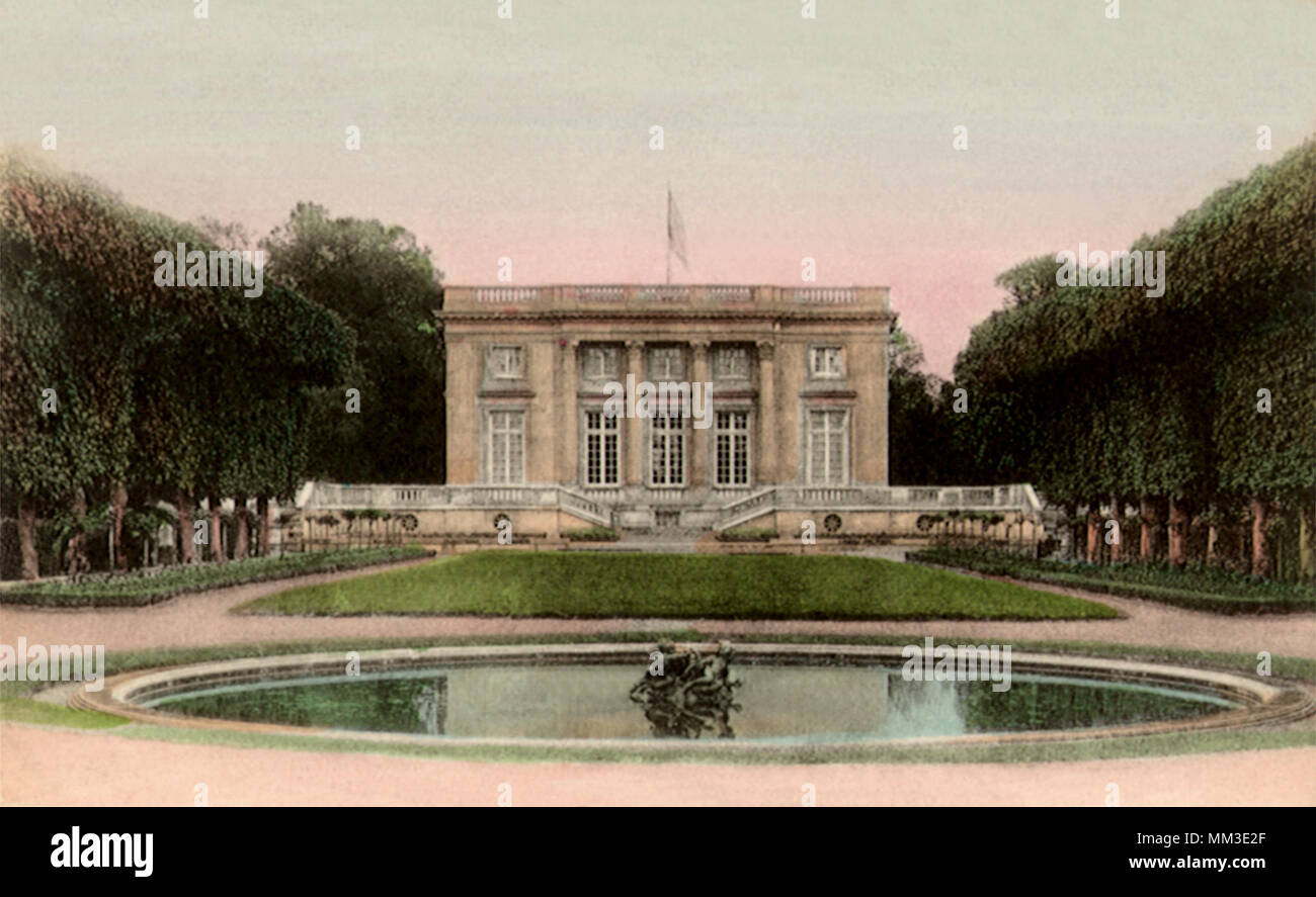 Little Trainon Palace. Versailles. 1930 Stock Photo - Alamy