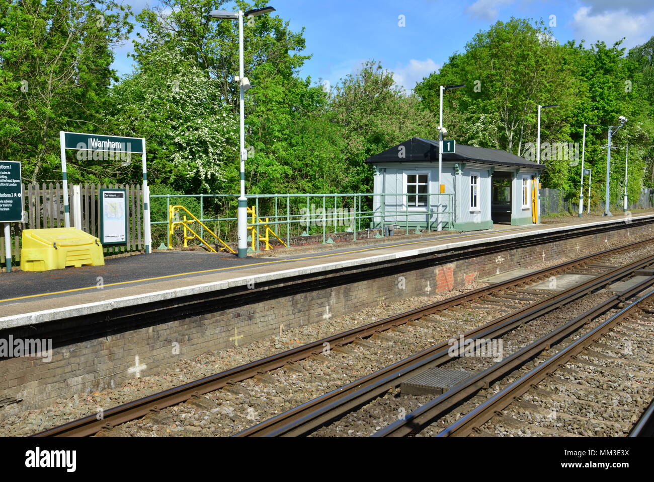 Warnham railway station Stock Photo - Alamy