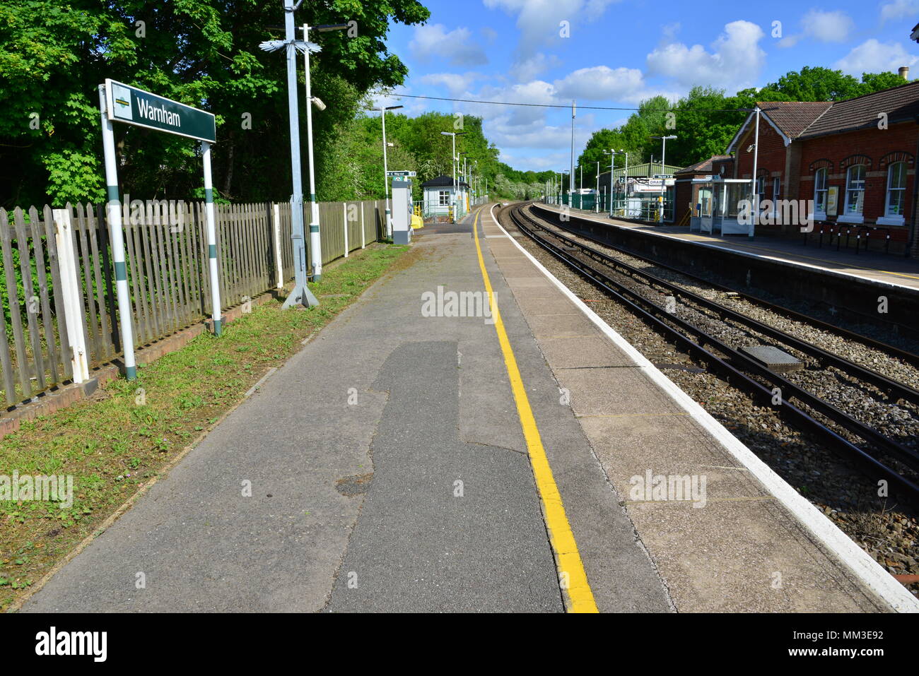 Warnham railway station Stock Photo - Alamy