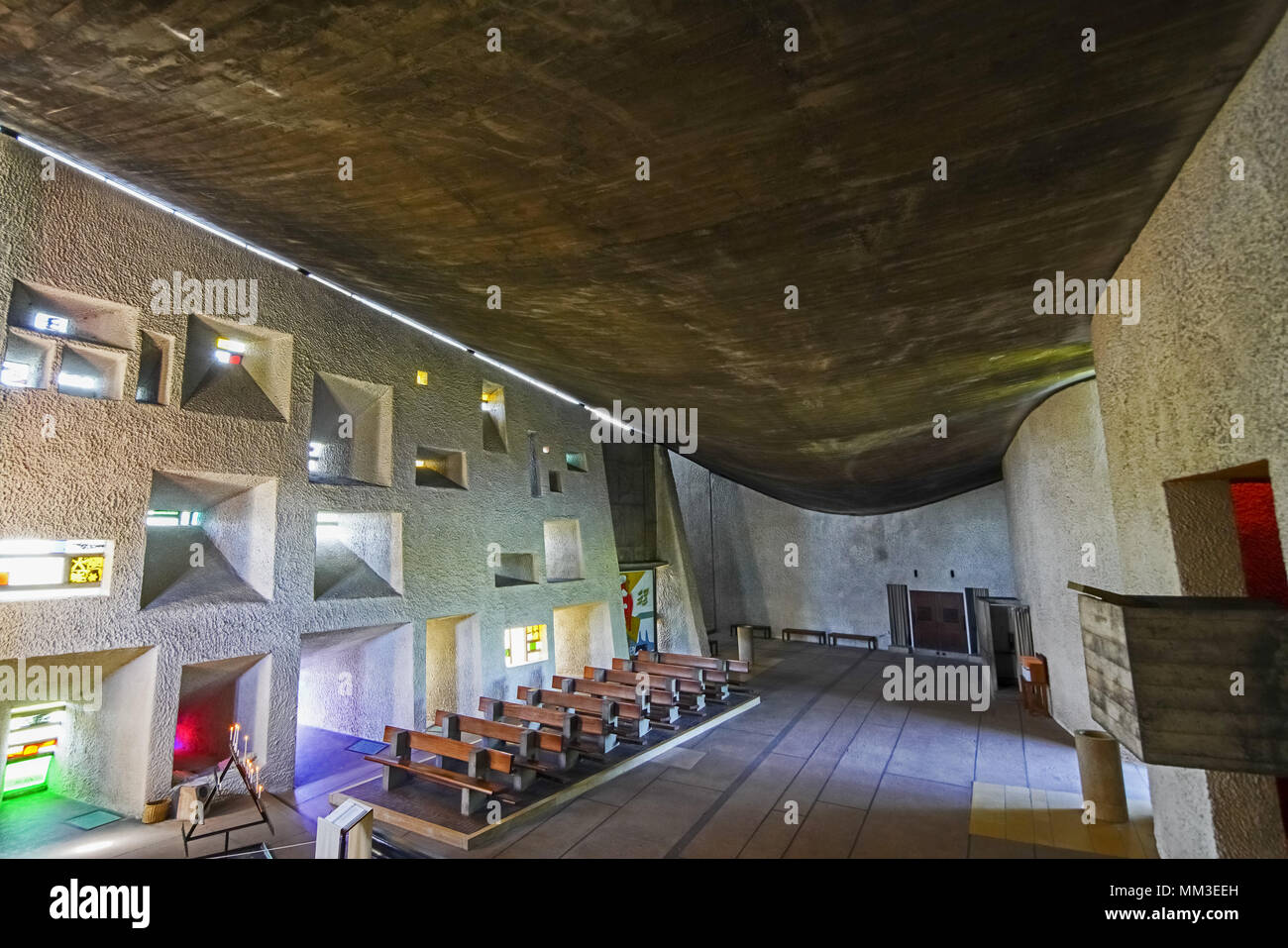 Notre Dame Du Haut Le Corbusier High Resolution Stock Photography and ...