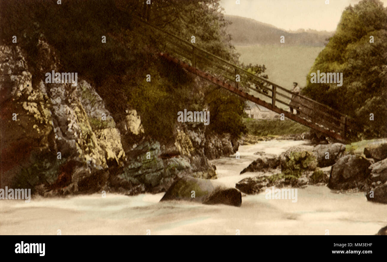 Miners Bridge. Bettws-Y-Coed. 1910 Stock Photo - Alamy