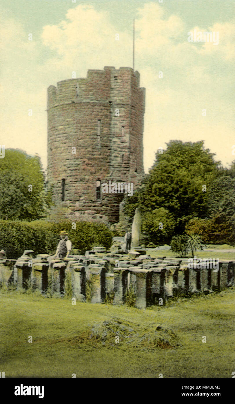 Water Tower. Chester. 1907 Stock Photo - Alamy