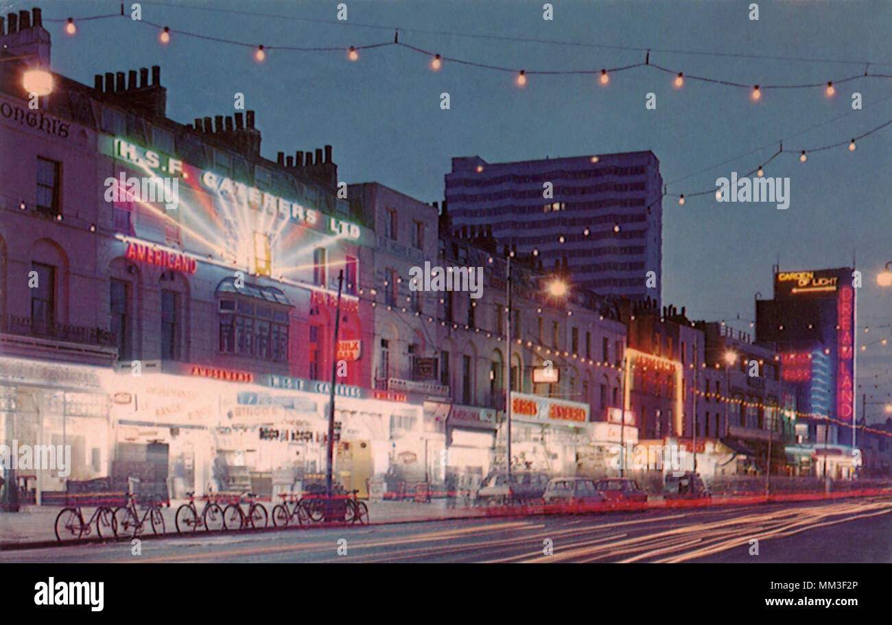View of Buildings on Street. Margate. 1960 Stock Photo - Alamy