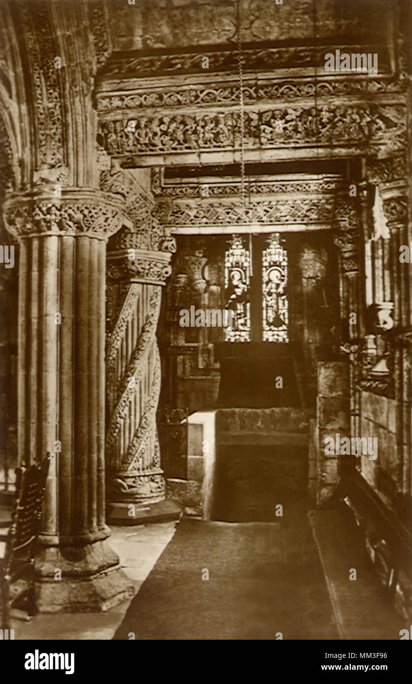 Roslyn chapel hi-res stock photography and images - Alamy