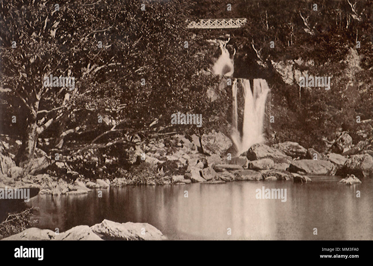 Inversnaid Falls. Loch Lomand. 1913 Stock Photo - Alamy