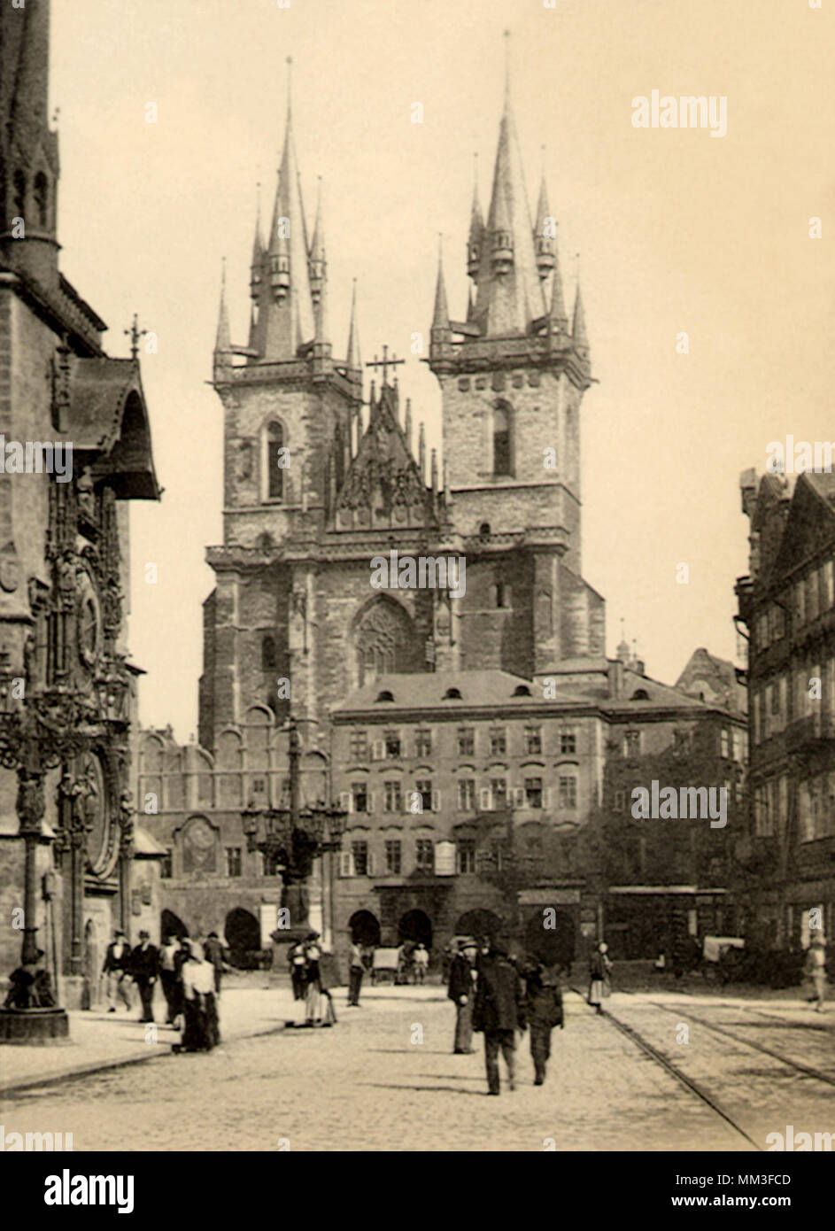 Church. Prag. 1930 Stock Photo - Alamy