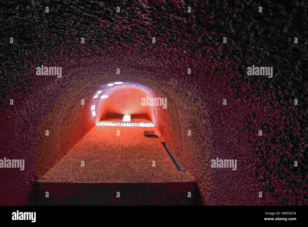 Inside the iconic Chapel in Ronchamp designed by Swiss-French architect ...