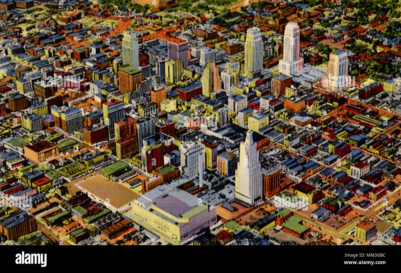Aerial View of Kansas City. 1941 Stock Photo - Alamy