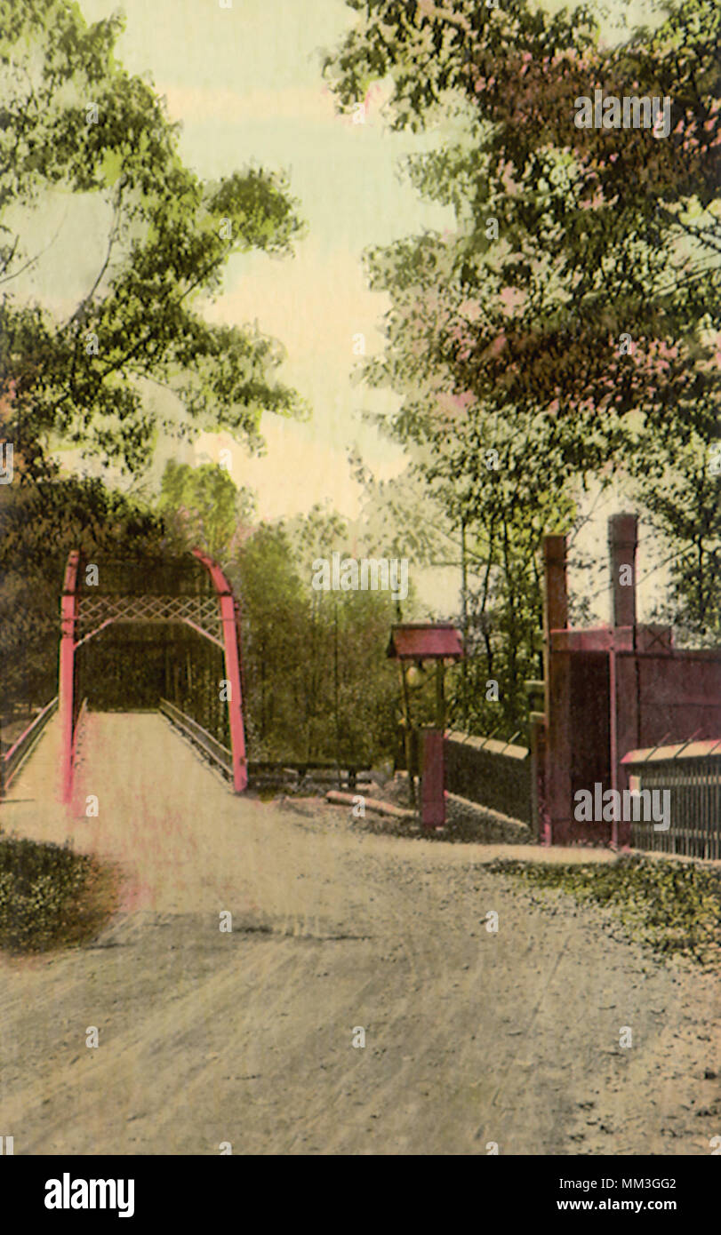 Yuma Farms Inn Entrance. Naponoch. 1910 Stock Photo - Alamy