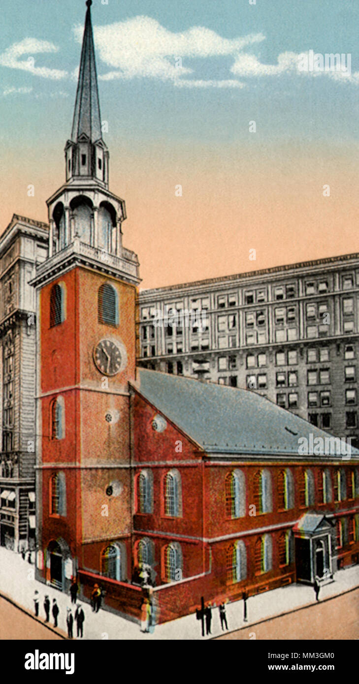 Old South Church. Boston. 1920 Stock Photo - Alamy