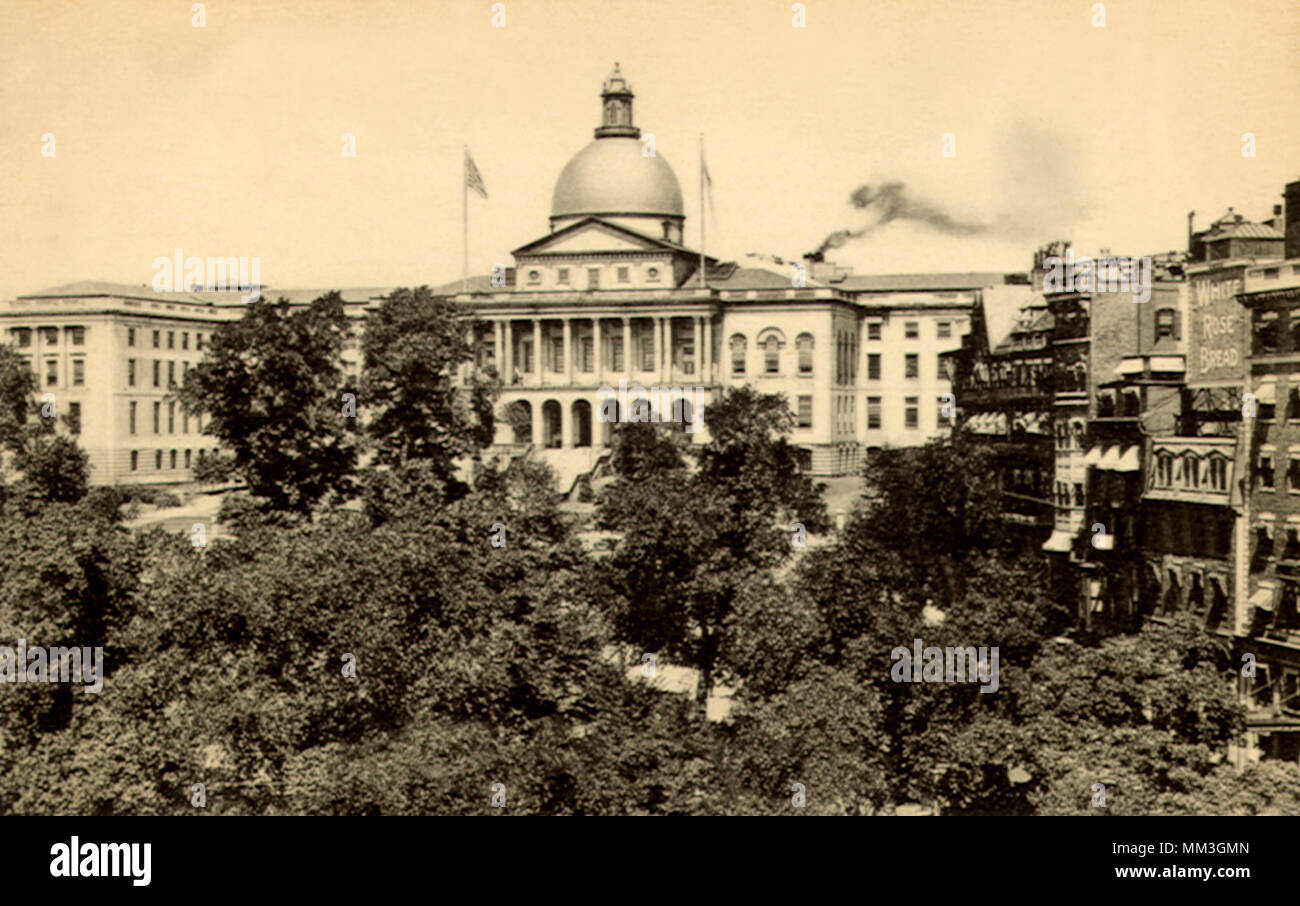 State House. Boston. 1930 Stock Photo - Alamy