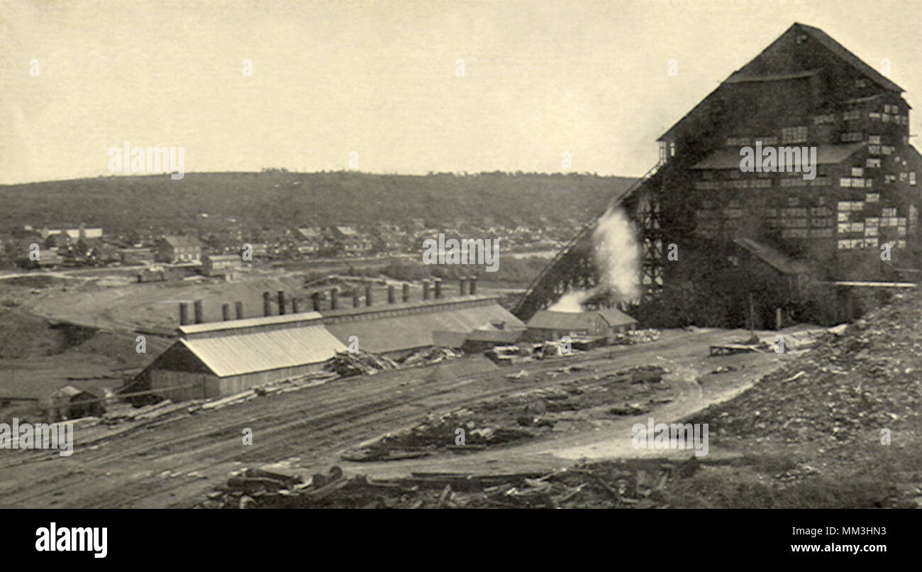 Morea Breaker. Mahanoy City. 1930 Stock Photo - Alamy