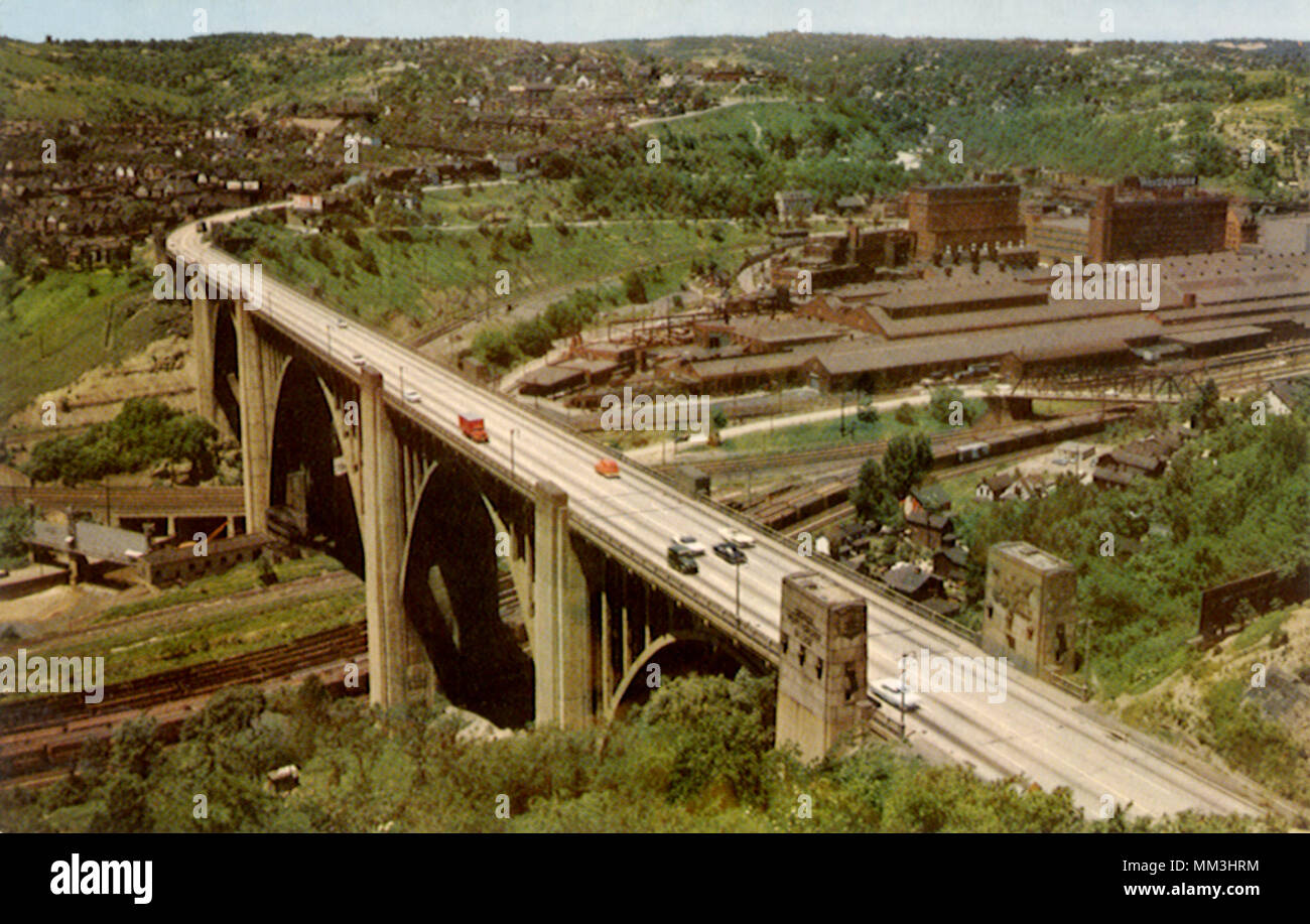 Westinghouse Bridge. Pittsburgh. 1960 Stock Photo - Alamy