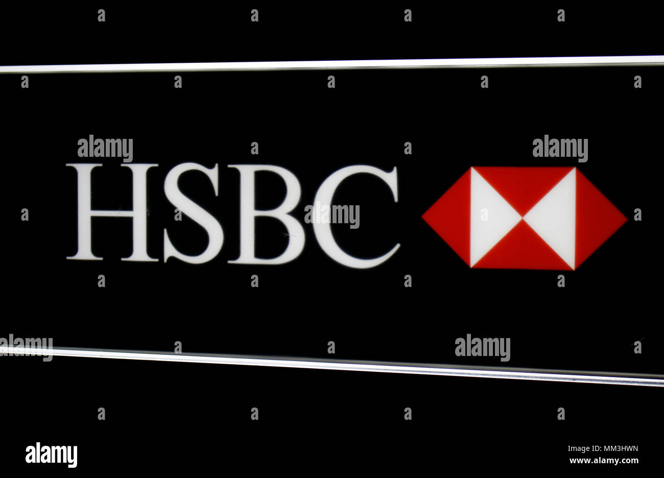 das Logo der Marke "HSBC", Sydney, Australia Stock Photo - Alamy
