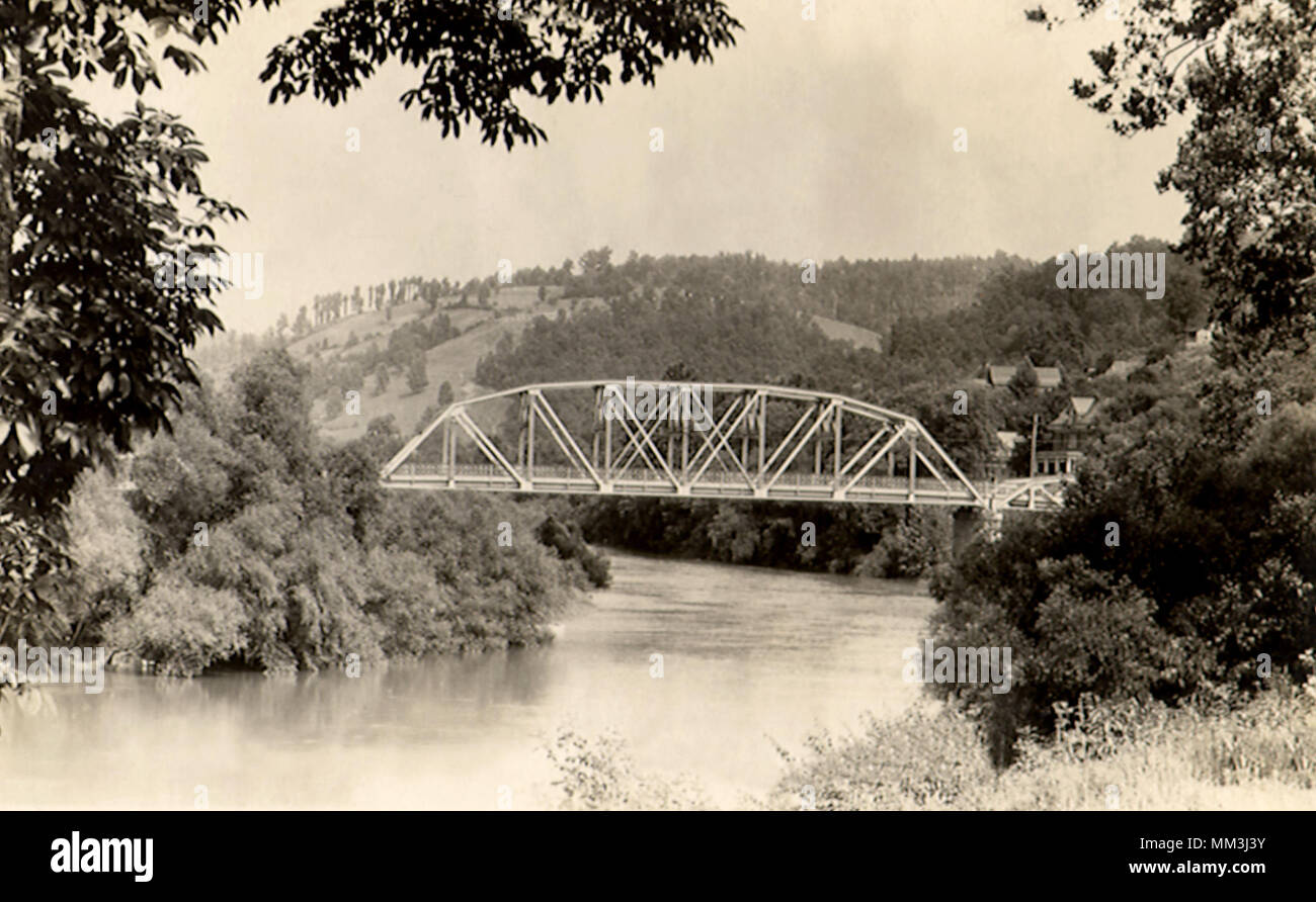 Elk River Bridge. Sutton. 1930 Stock Photo - Alamy