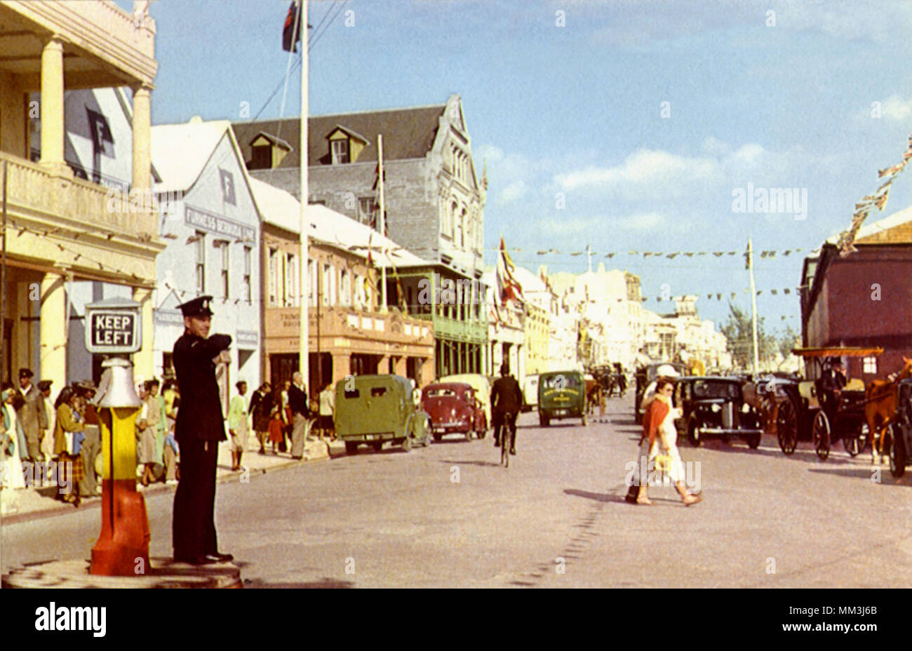 Front Street. Hamilton. 1960 Stock Photo - Alamy