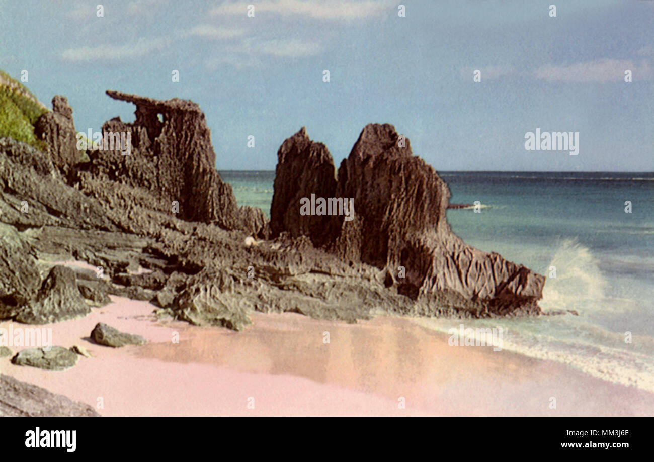Cannon Rock. Bermuda. 1960 Stock Photo - Alamy