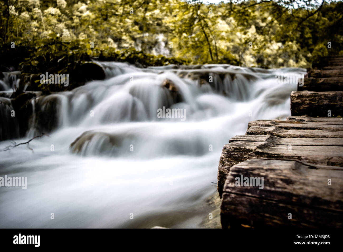 Explore breathtaking waterfall plitvice lakes hi-res stock photography ...