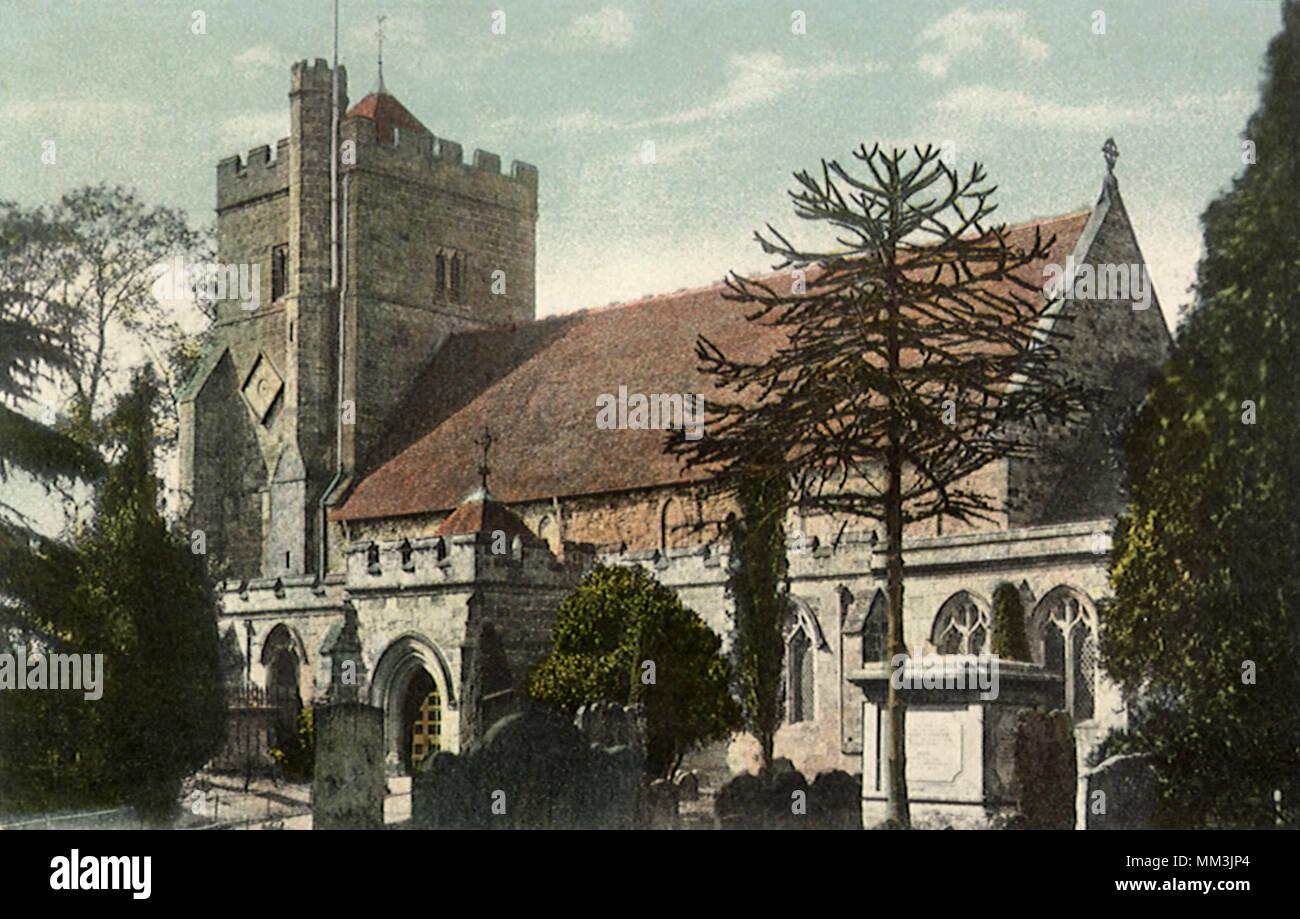 Battle Church. Battle. 1910 Stock Photo - Alamy