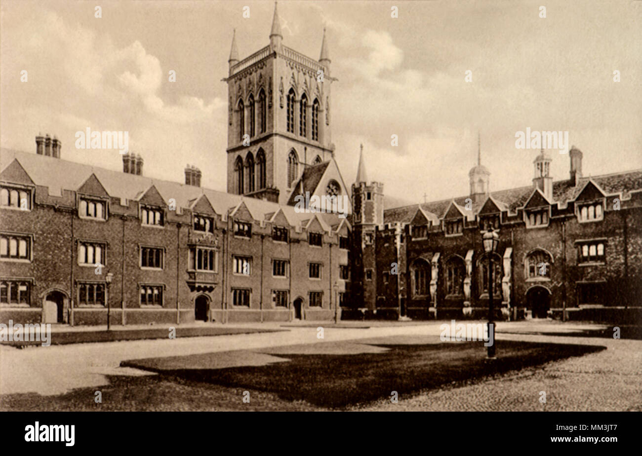 Saint John's College. Cambridge. 1910 Stock Photo - Alamy