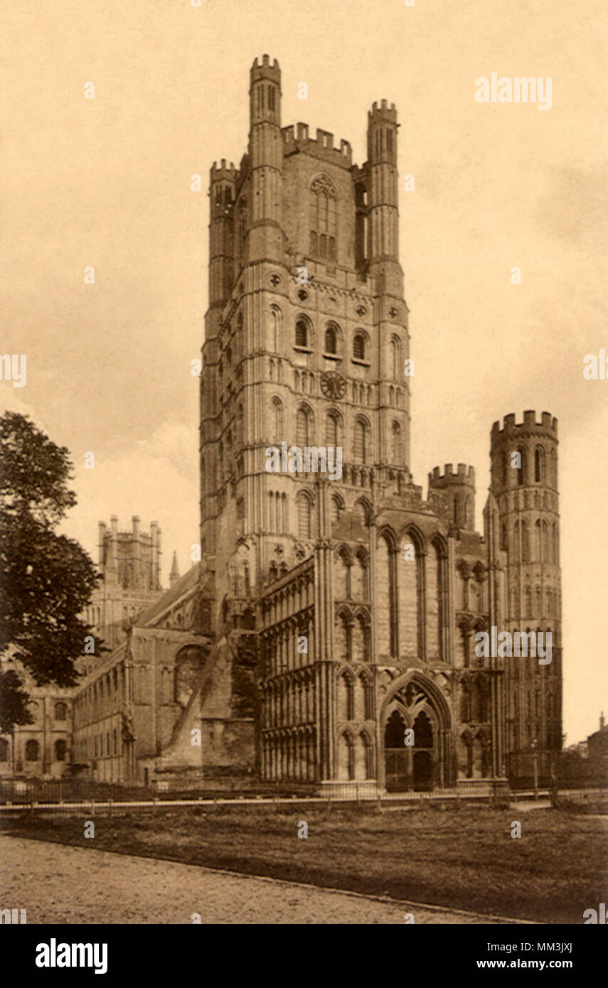 Ely cathedral west tower hi-res stock photography and images - Alamy